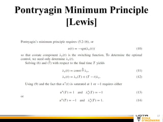Optimization: Minimum Pontryagin Principle | PPTX