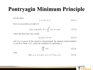 Optimization: Minimum Pontryagin Principle | PPTX