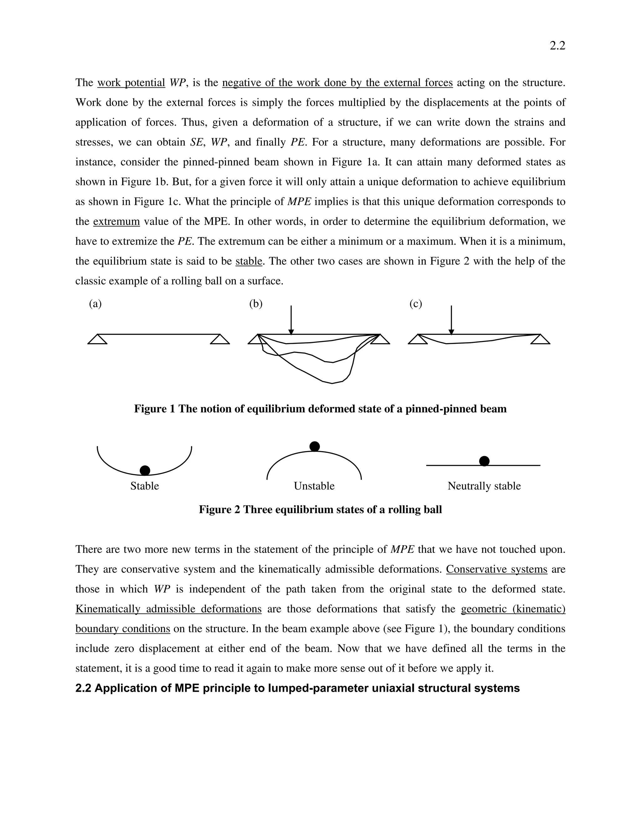 Minimum potential energy | PDF