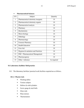 Minimum requirements for_the_recognition_of_diploma_in_pharmacy | PDF