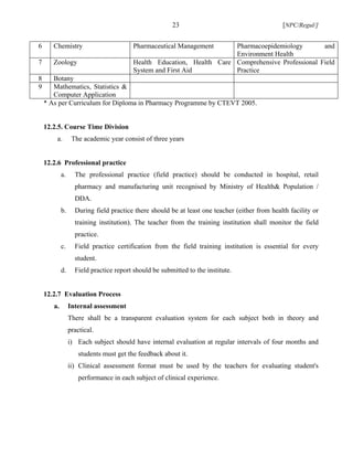 Minimum requirements for_the_recognition_of_diploma_in_pharmacy | PDF