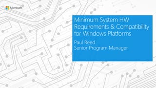Windows 10 Minimum Hardware Specification | PPT