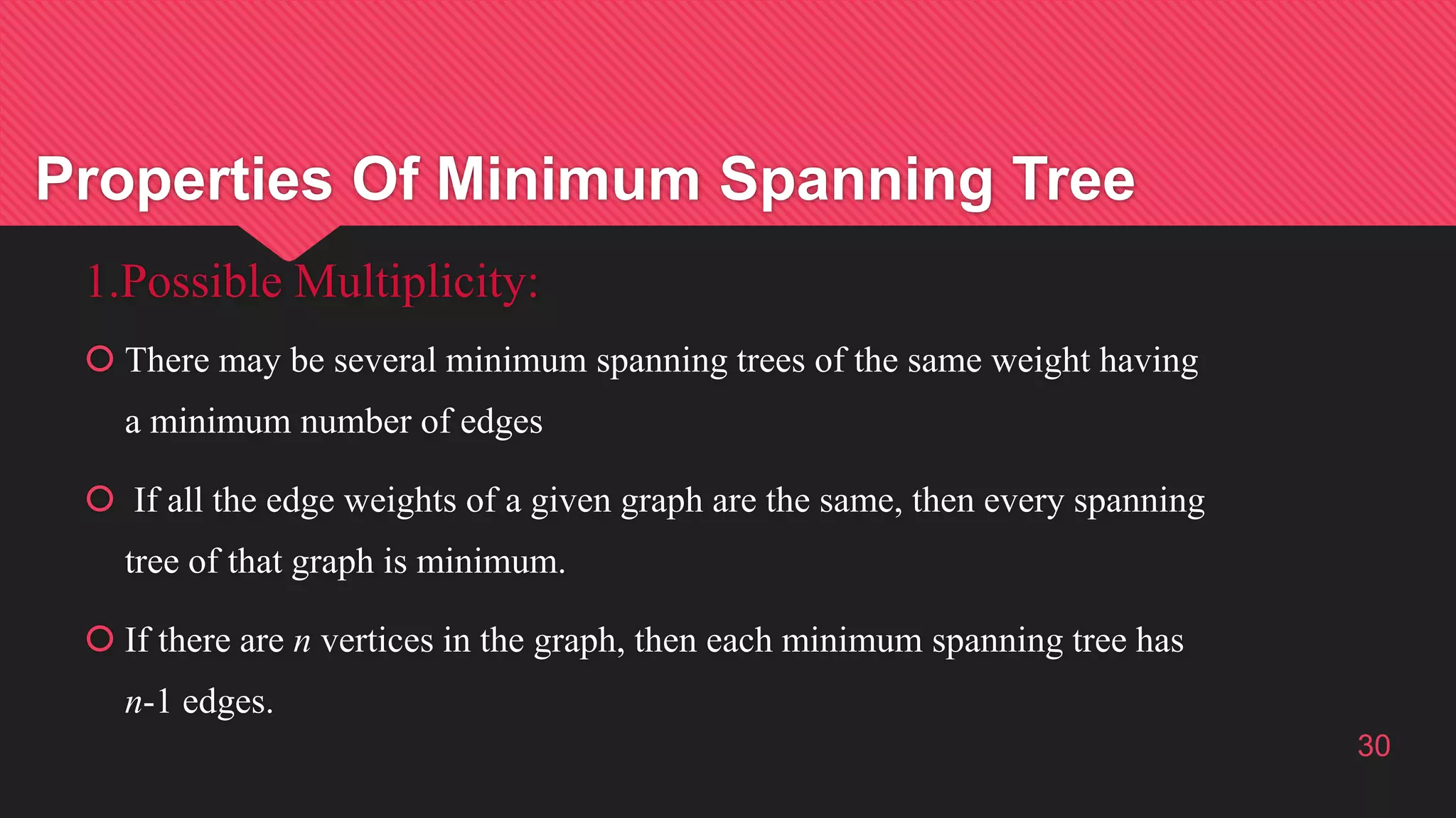 Minimum spanning tree | PPTX