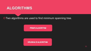 Minimum spanning tree | PPTX