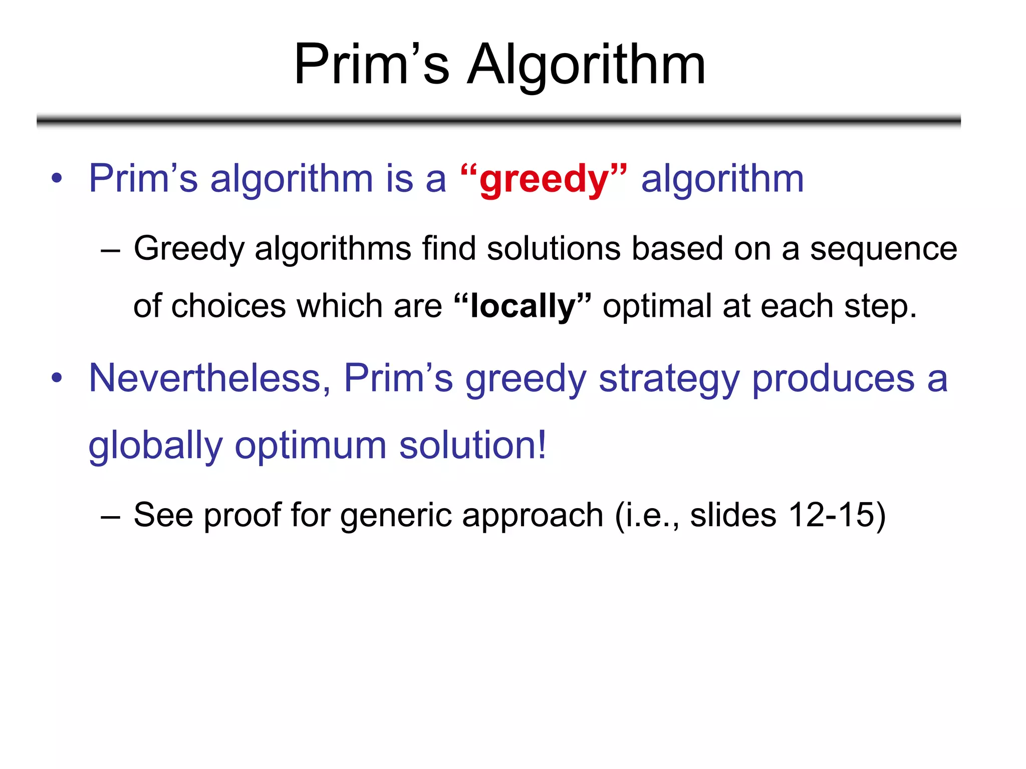 Minimum spanning tree | PDF | Computing | Technology & Computing