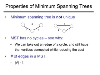 Minimum spanning tree | PDF | Computing | Technology & Computing