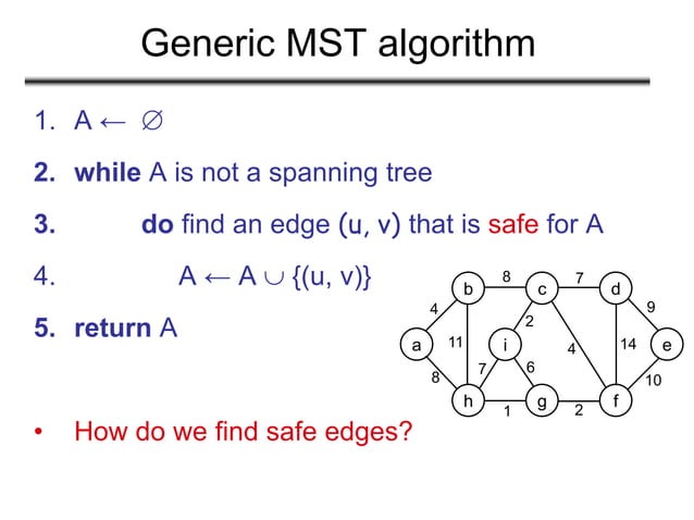 Minimum spanning tree | PDF | Computing | Technology & Computing