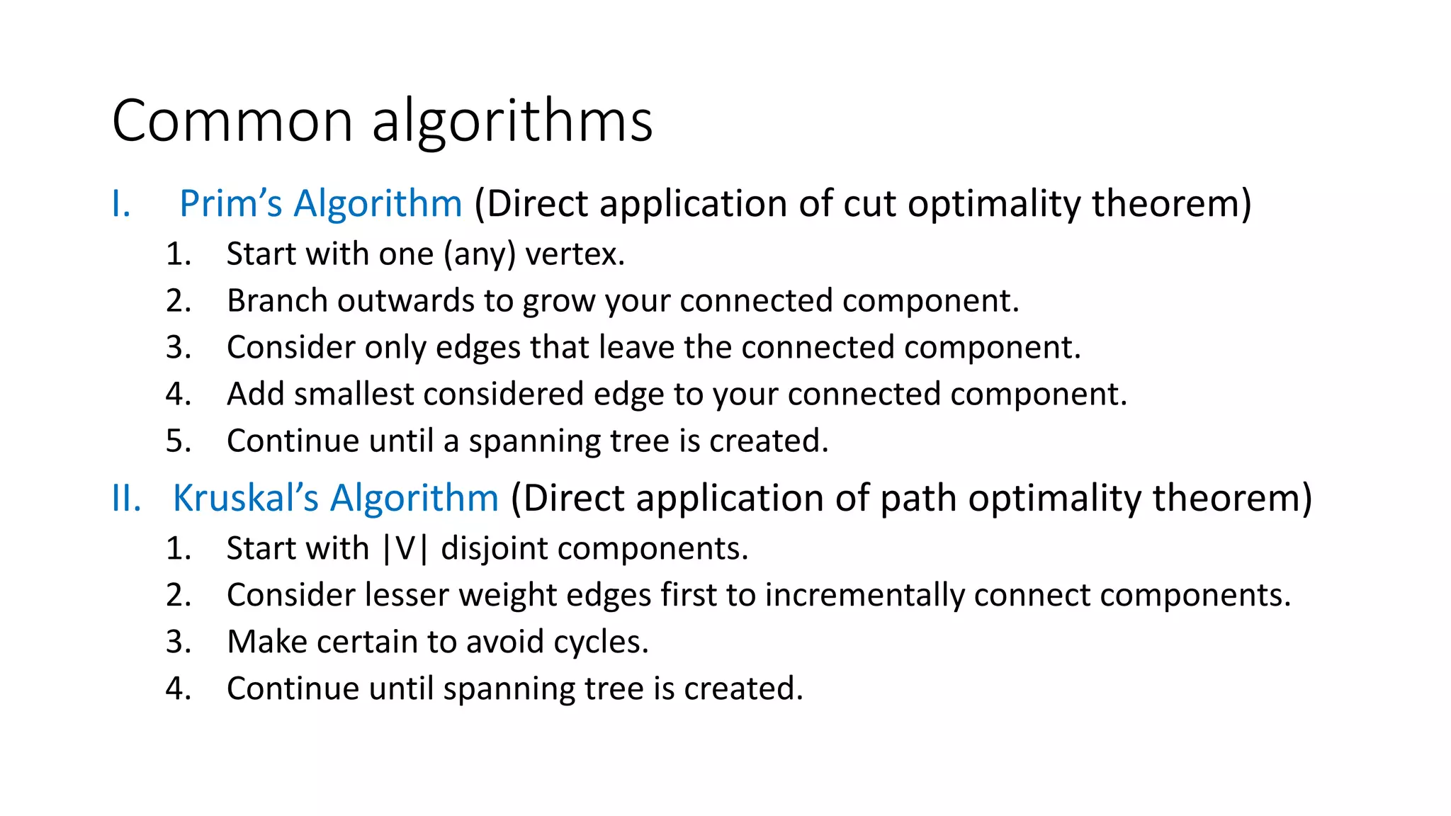 Minimum Spanning Tree Mst Pptx 1951