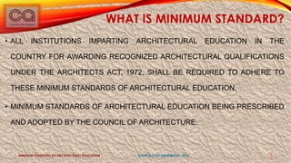 Minimum standard | PPT