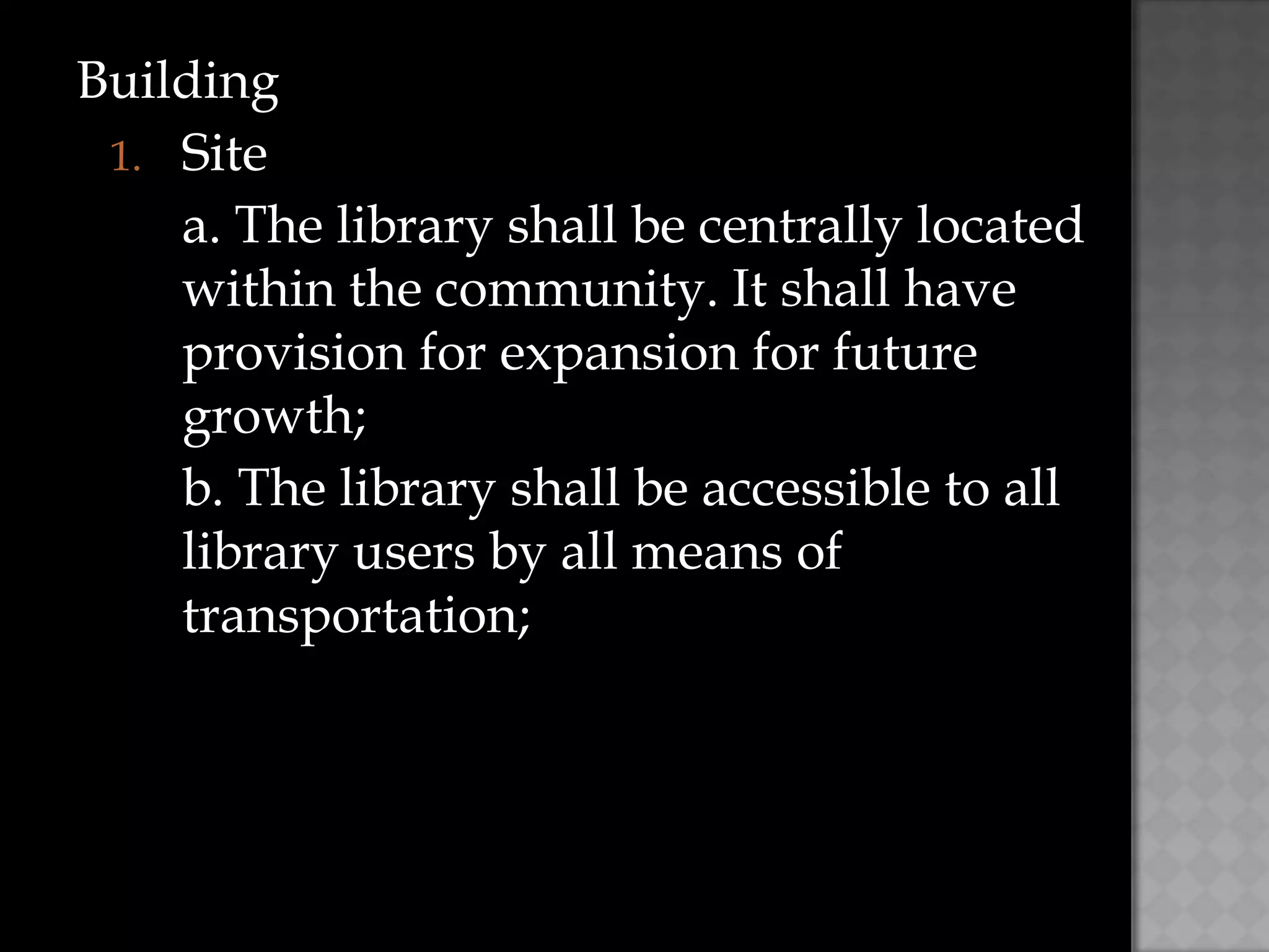 Minimum standards for philippine public libraries | PPTX
