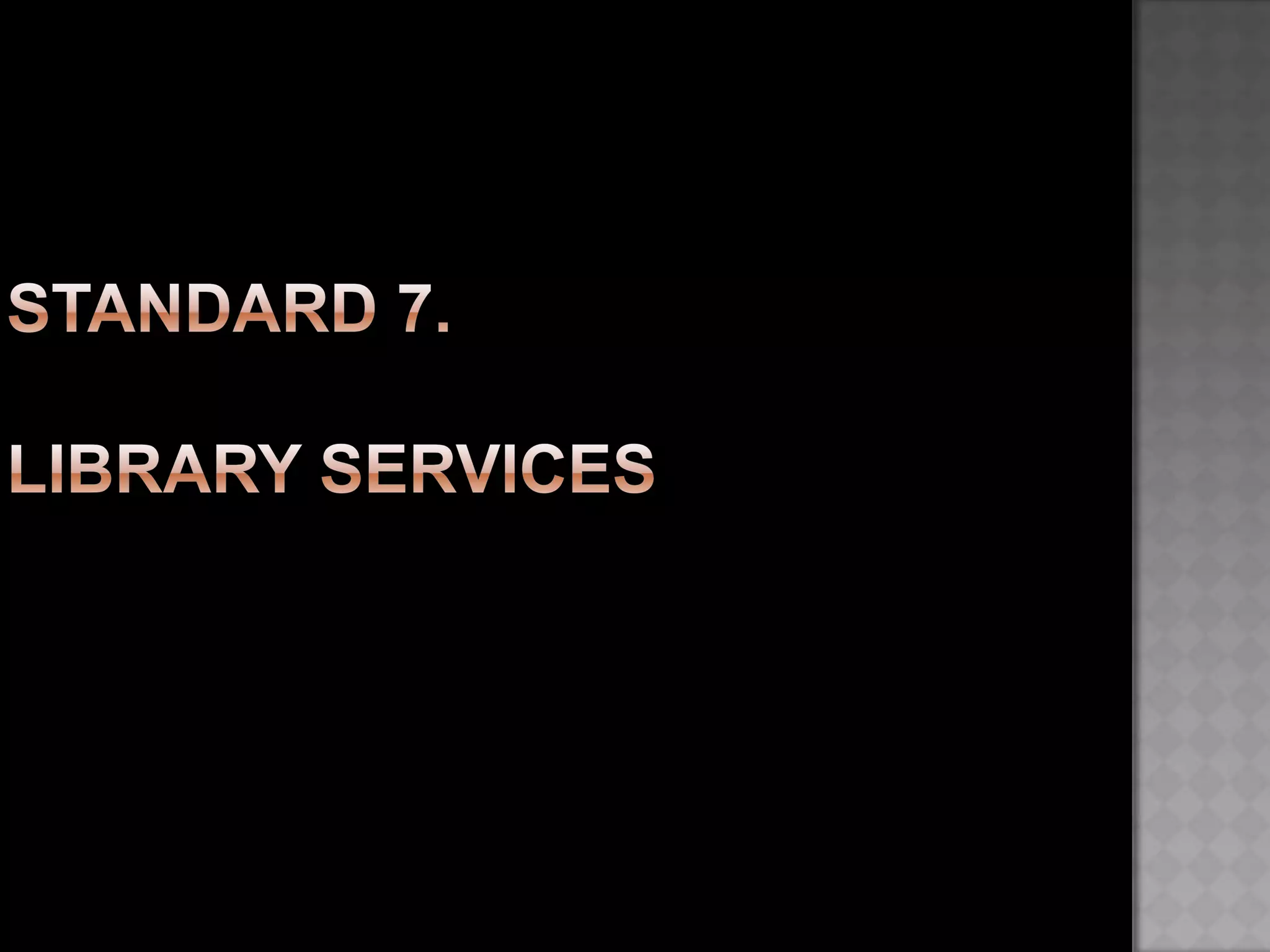 Minimum standards for philippine public libraries | PPTX