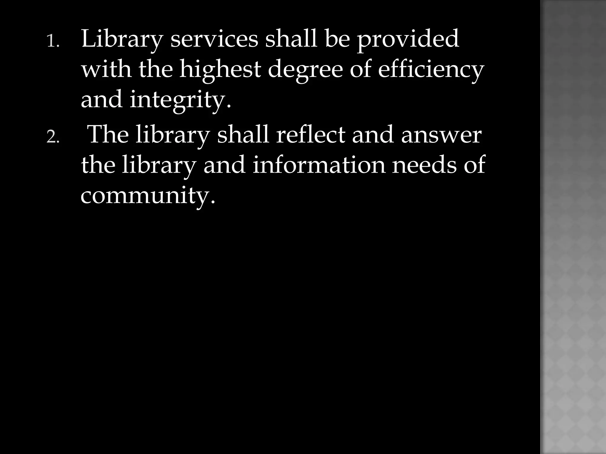 Minimum standards for philippine public libraries | PPTX