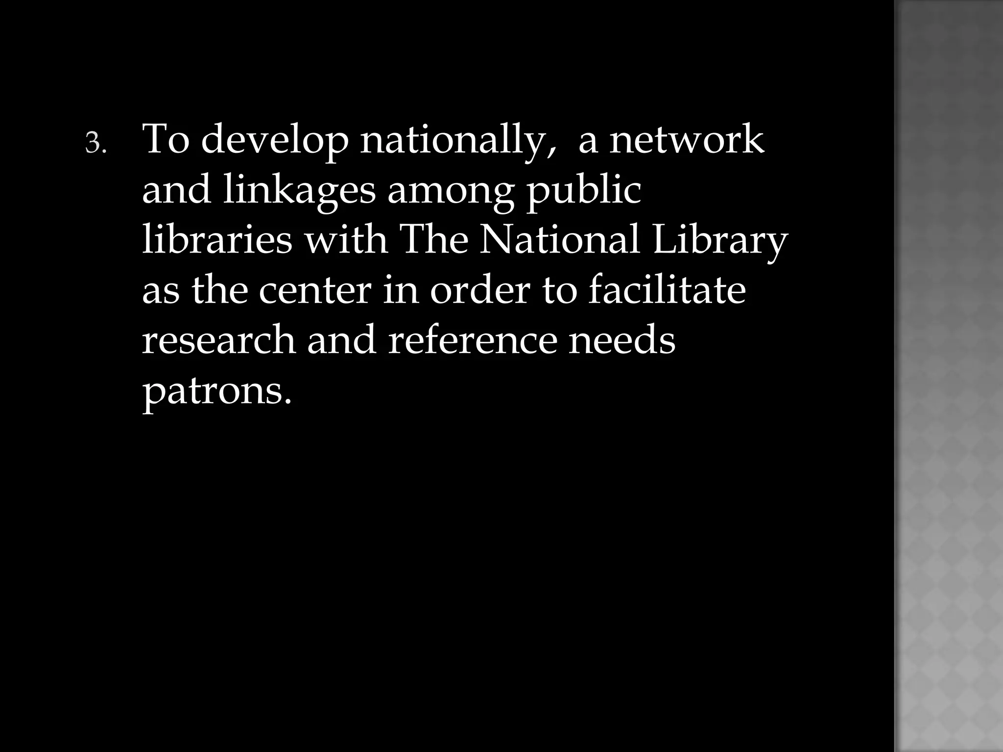 Minimum standards for philippine public libraries | PPTX