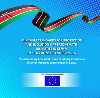 Minimum Standards for Protection and Inclusion of Person's with ...