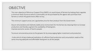 Minimum supportive price | PPT