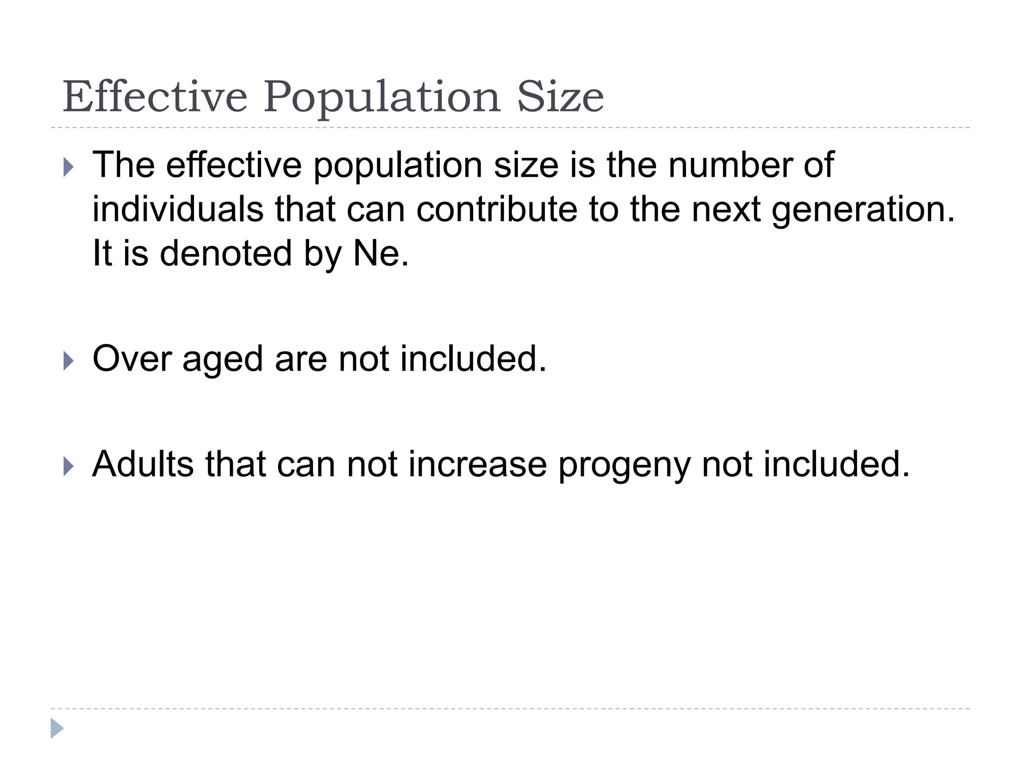 Minimum viable population and Effective population number | PPTX