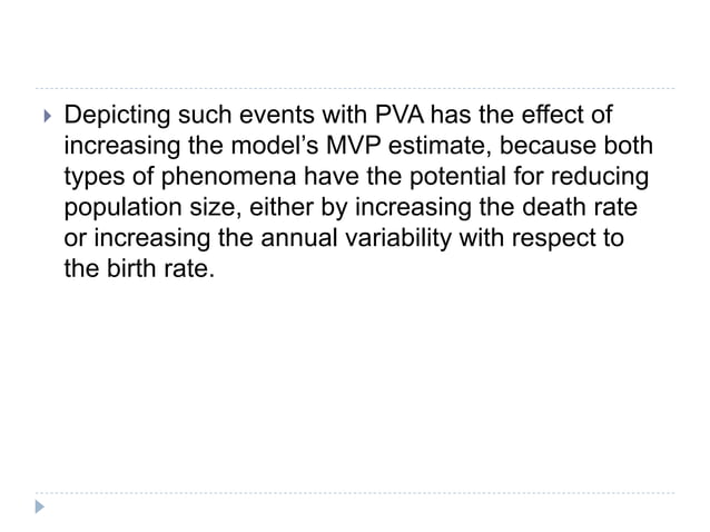 Minimum viable population and Effective population number | PPTX