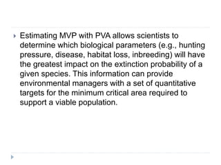 Minimum viable population and Effective population number | PPTX