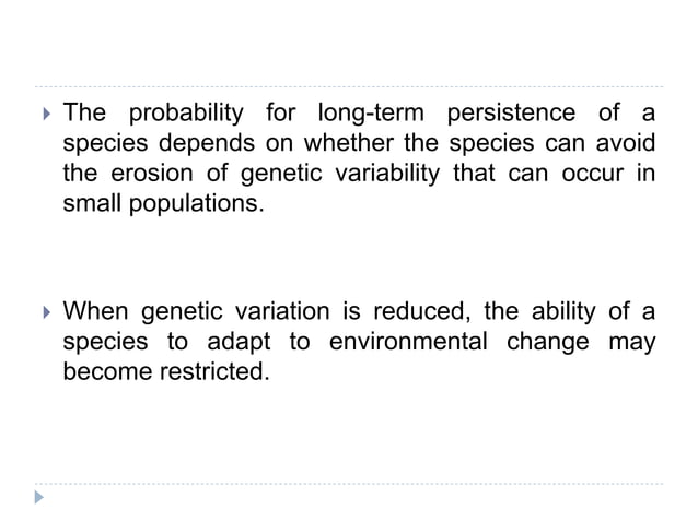 Minimum viable population and Effective population number | PPTX