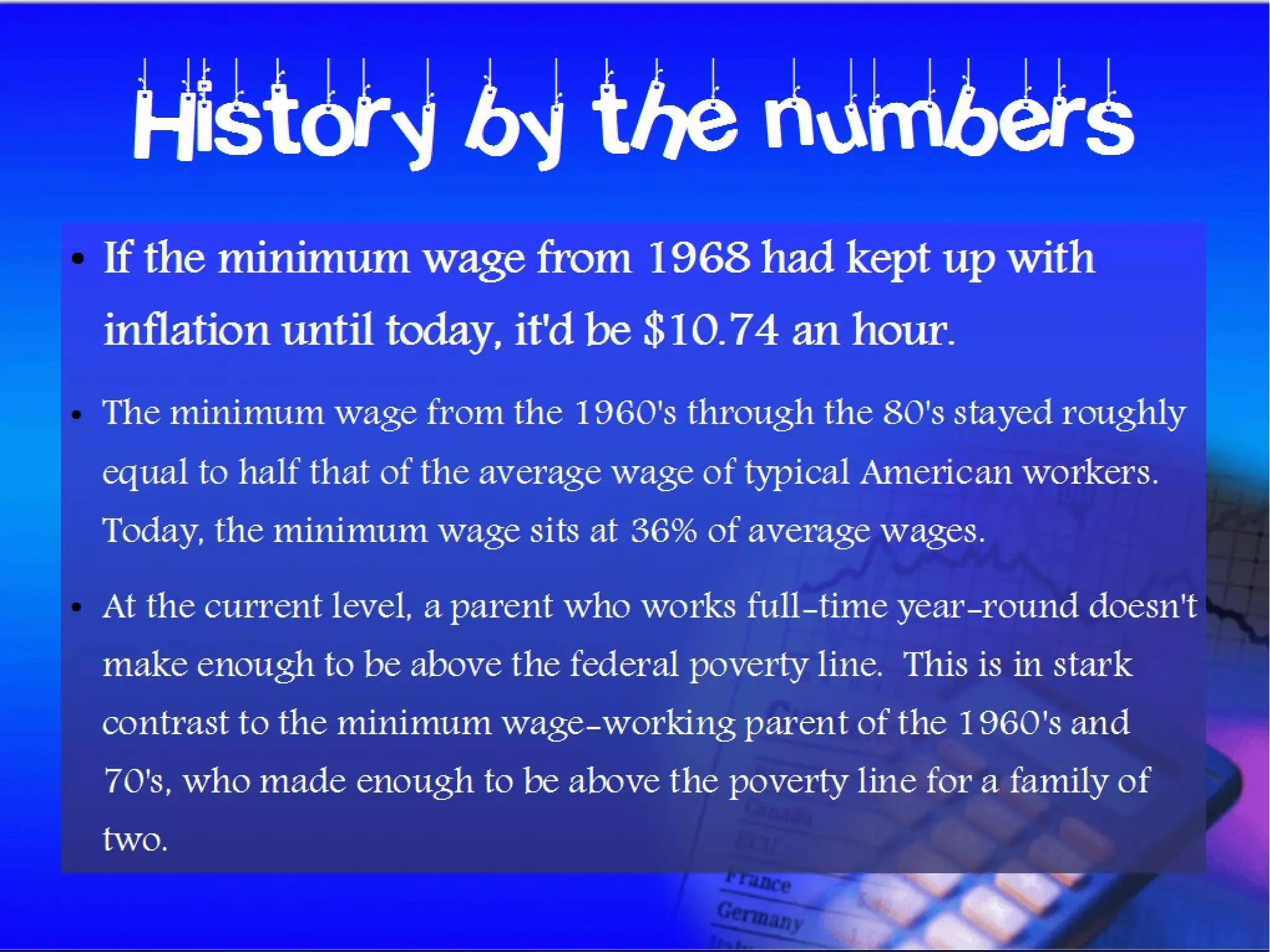Raising the minimum wage | ODP