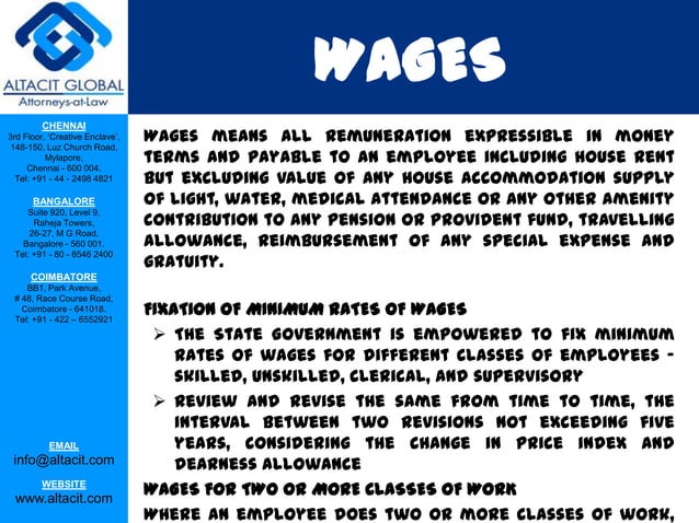 Minimum wages | PPT