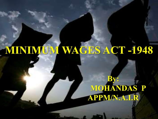 Minimumwagesact 1948-2 | PPT