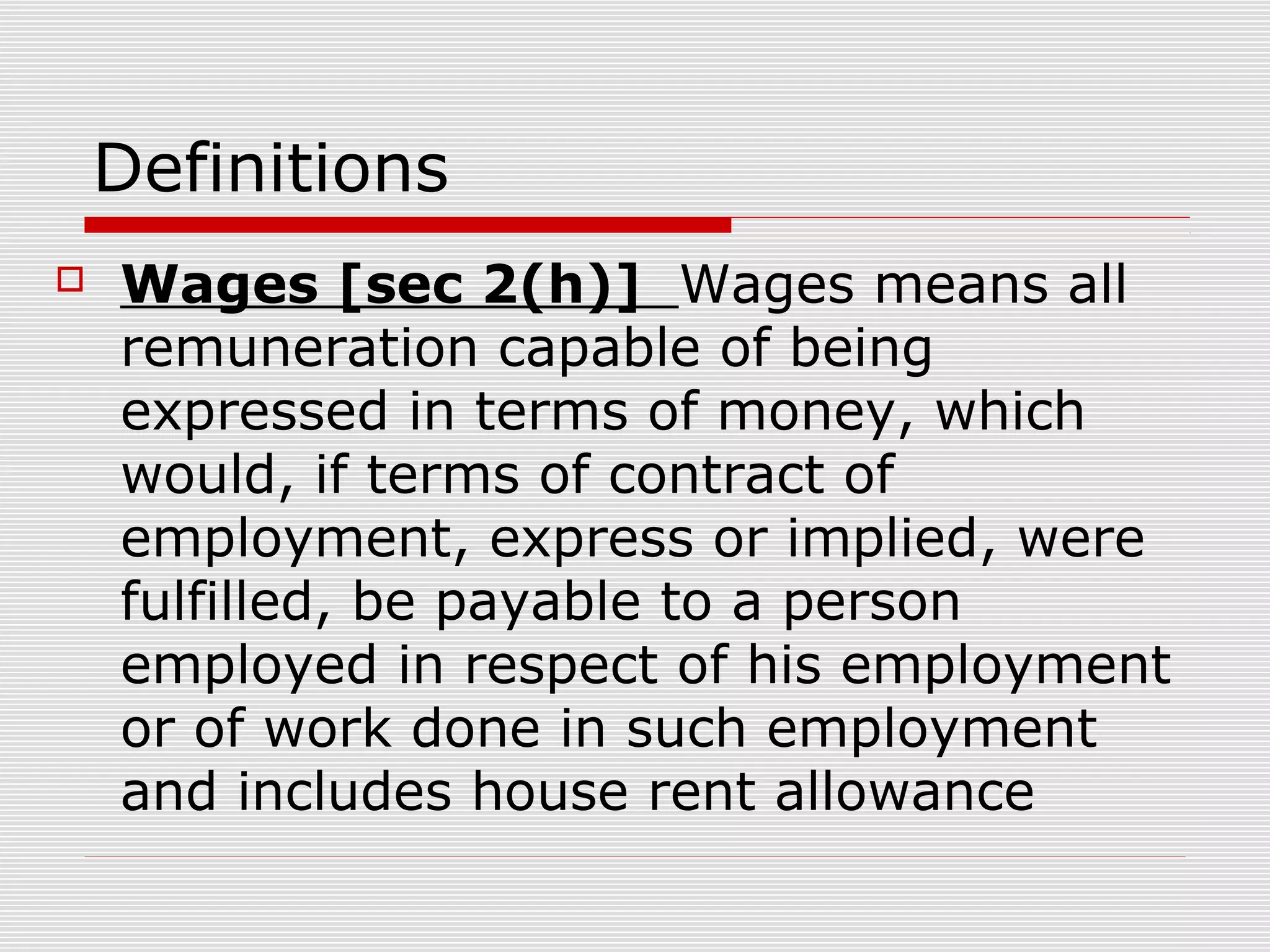 Minimum wages act, 1948 | PPT