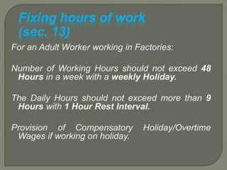 Minimum wages act 1948 | PPTX