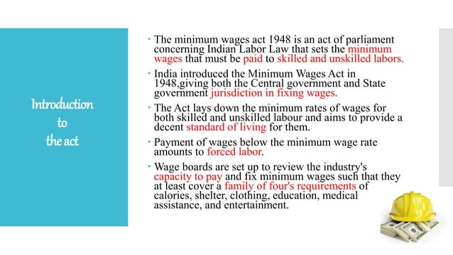 Minimum Wages Act, 1948.pptx