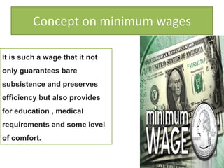 Minimum wages ppt | PPT