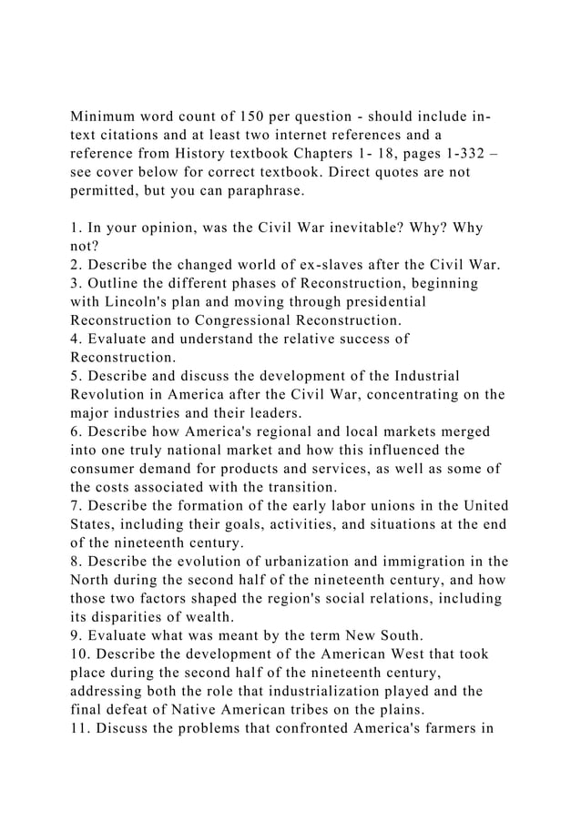 Minimum word count of 150 per question - should include in-text ci.docx