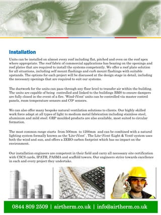 natural ventilation brochure | PDF