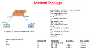 Mininet introduction | PPT
