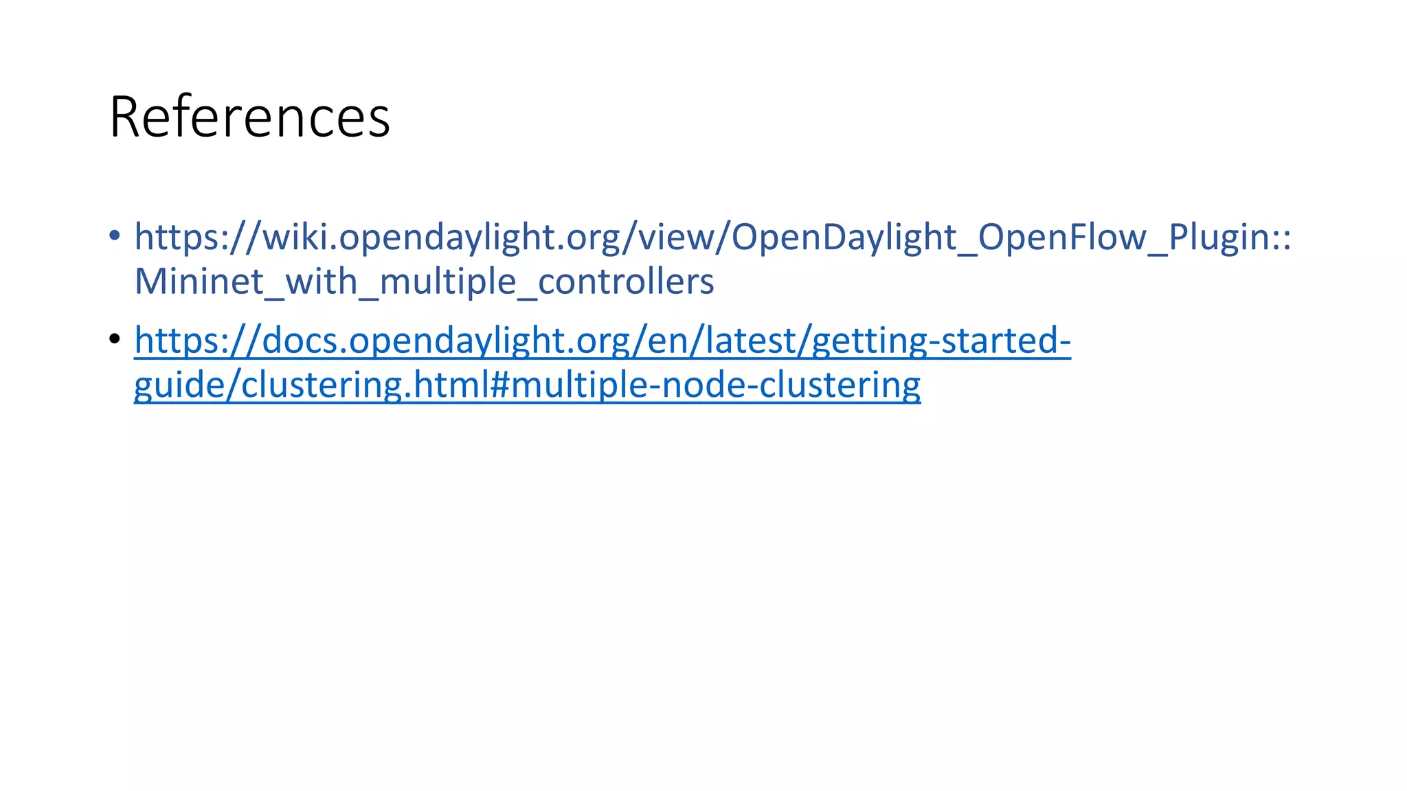 Mininet multiple controller | PPTX | Cloud Computing | Internet