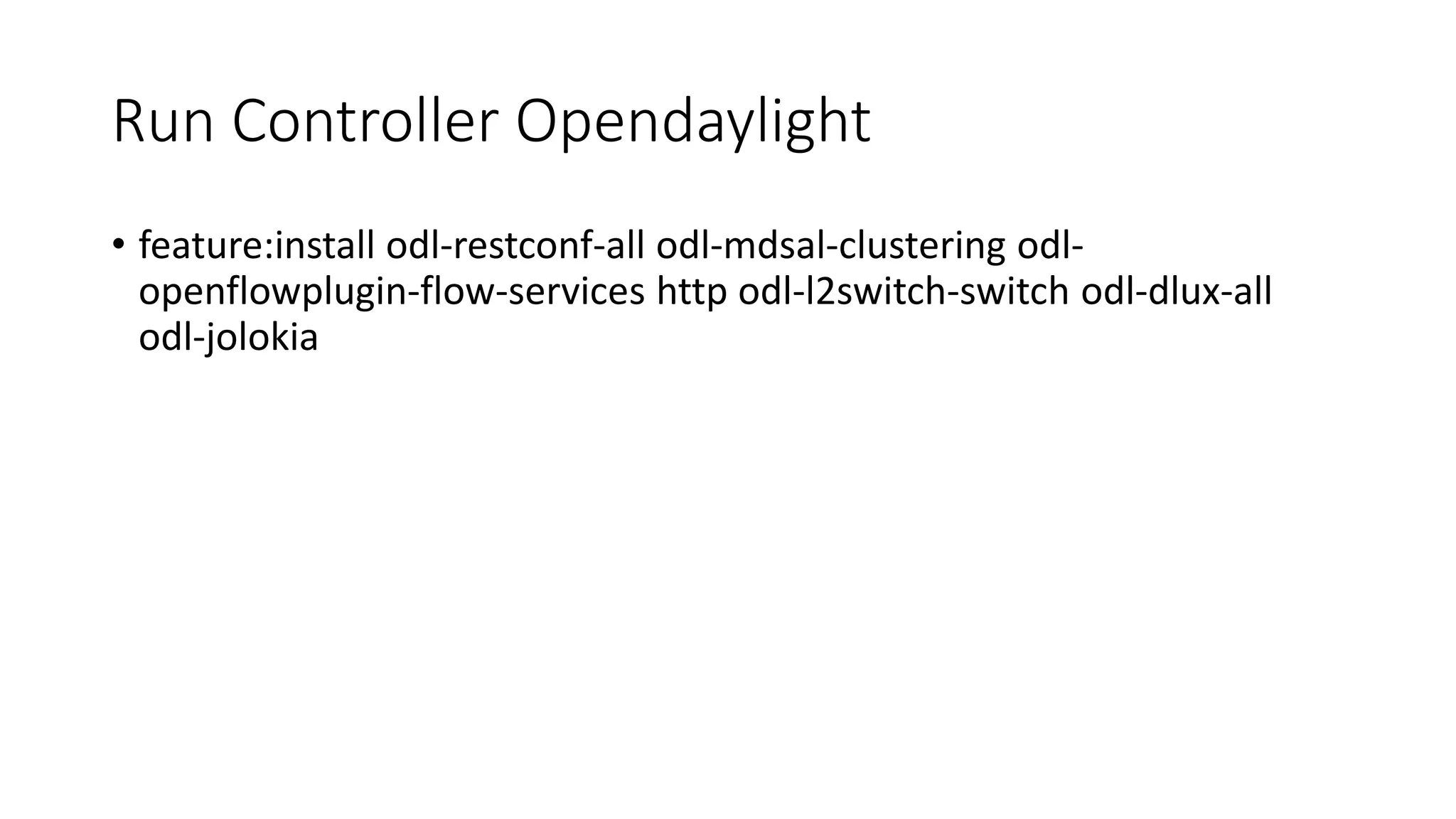 Mininet Multiple Controller Ppt 