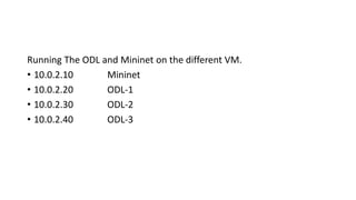 Mininet multiple controller | PPTX | Cloud Computing | Internet