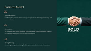 Mining Company Pitch Deck Template by viktor the pitchermann | PDF