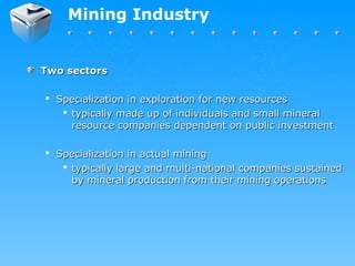 Mining costs and prices of minerals | PPT