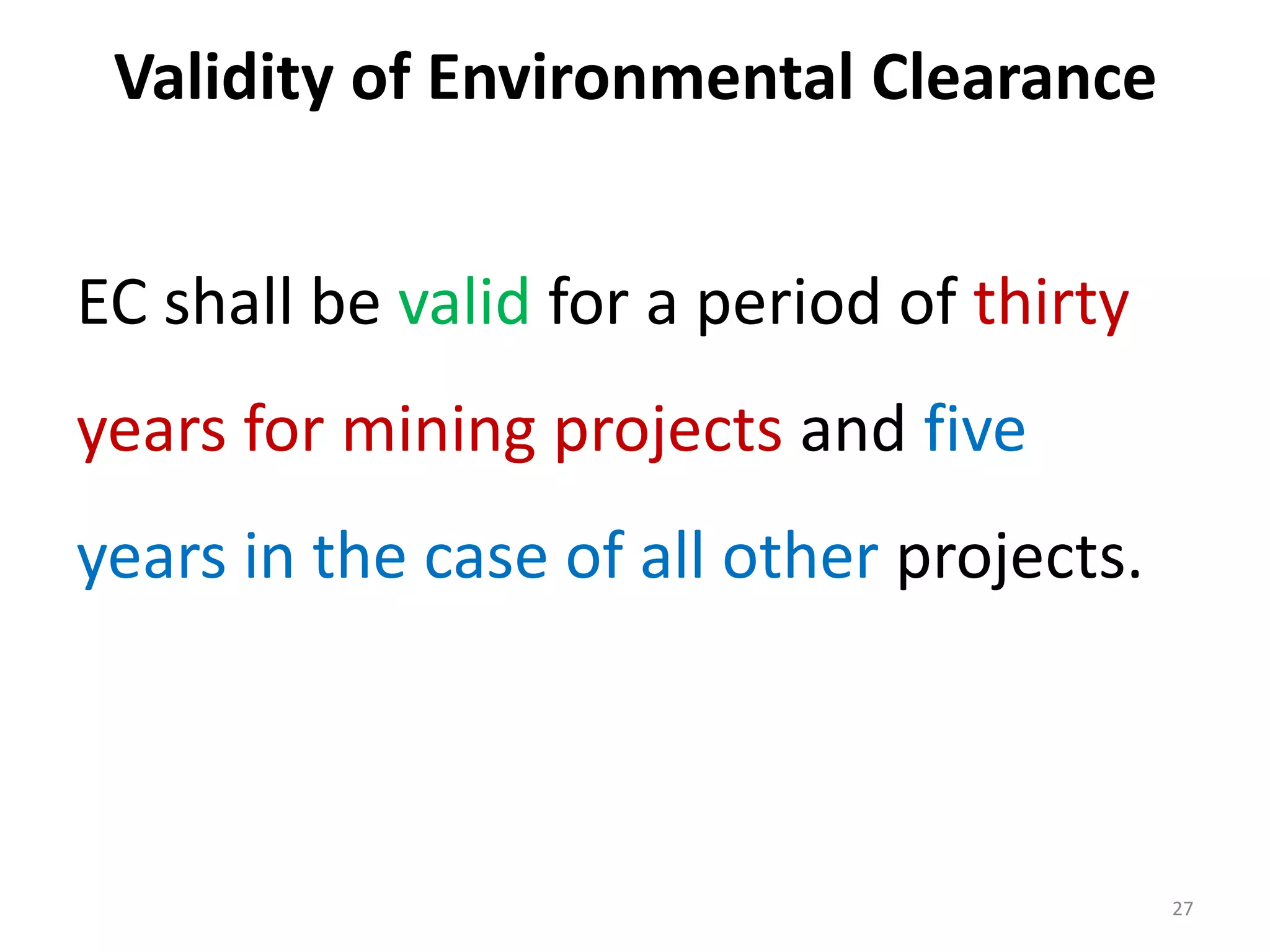 Environment Clearance Procedure-India | PDF