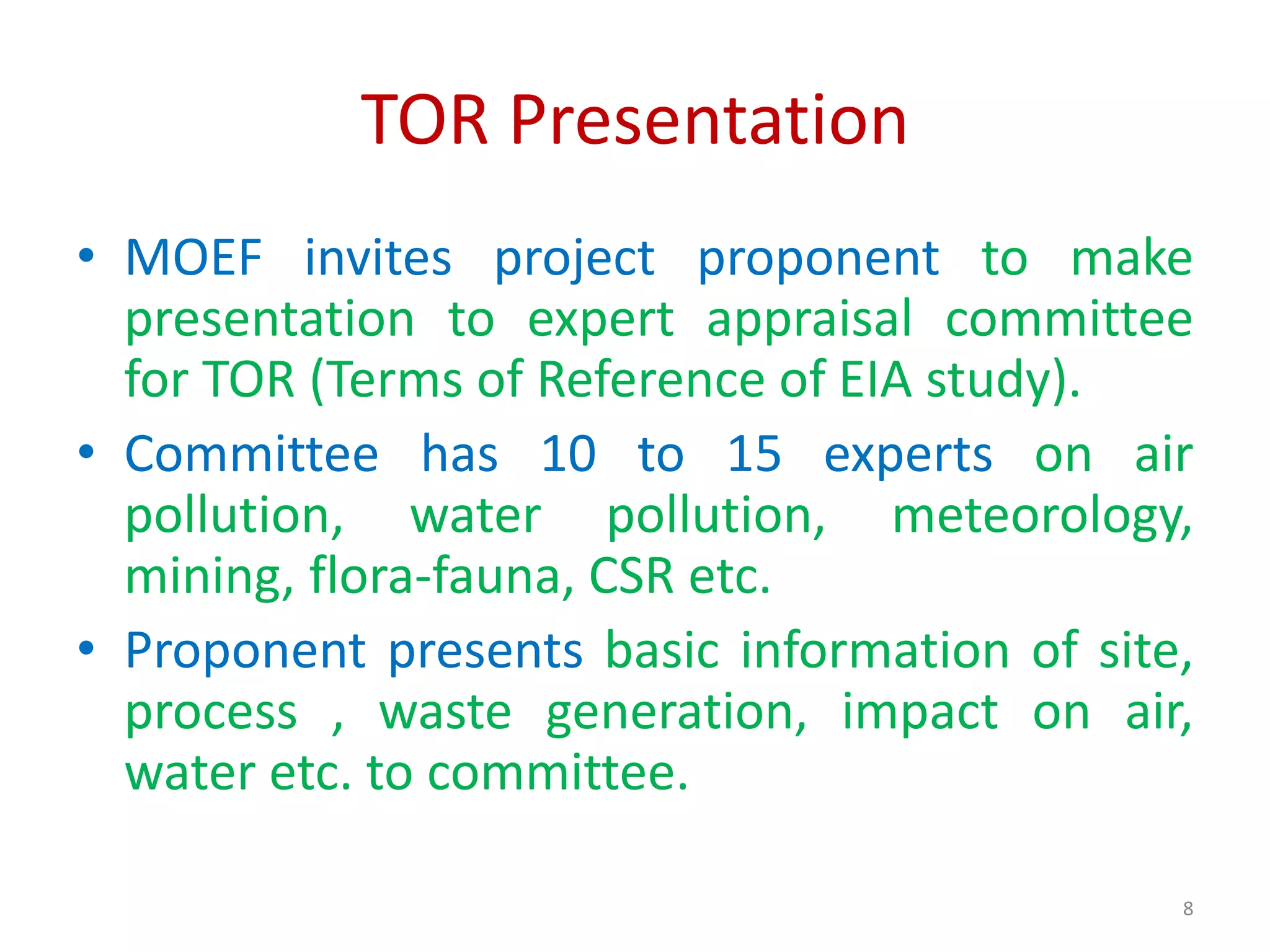 Environment Clearance Procedure-India | PDF