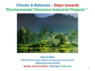Environment Clearance Procedure-India | PDF