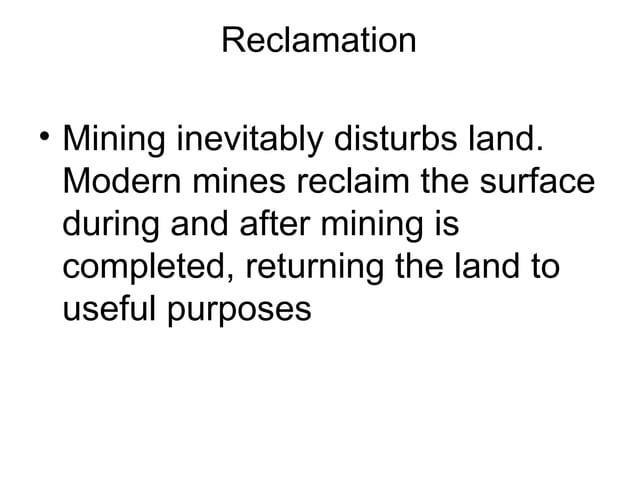 Mining For Natural Resources | PPT