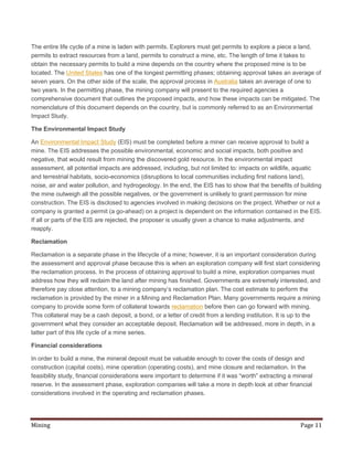 Mining fundamentals(1) | PDF