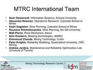 Mining Research Tech Center | PPT