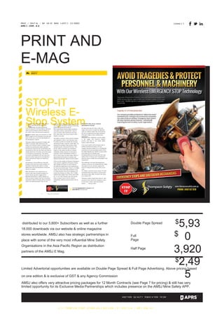 Safety Mining Advertising | PPT