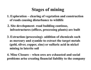 Mining and Impacts to Environment and Farmers - August 2011 | PDF