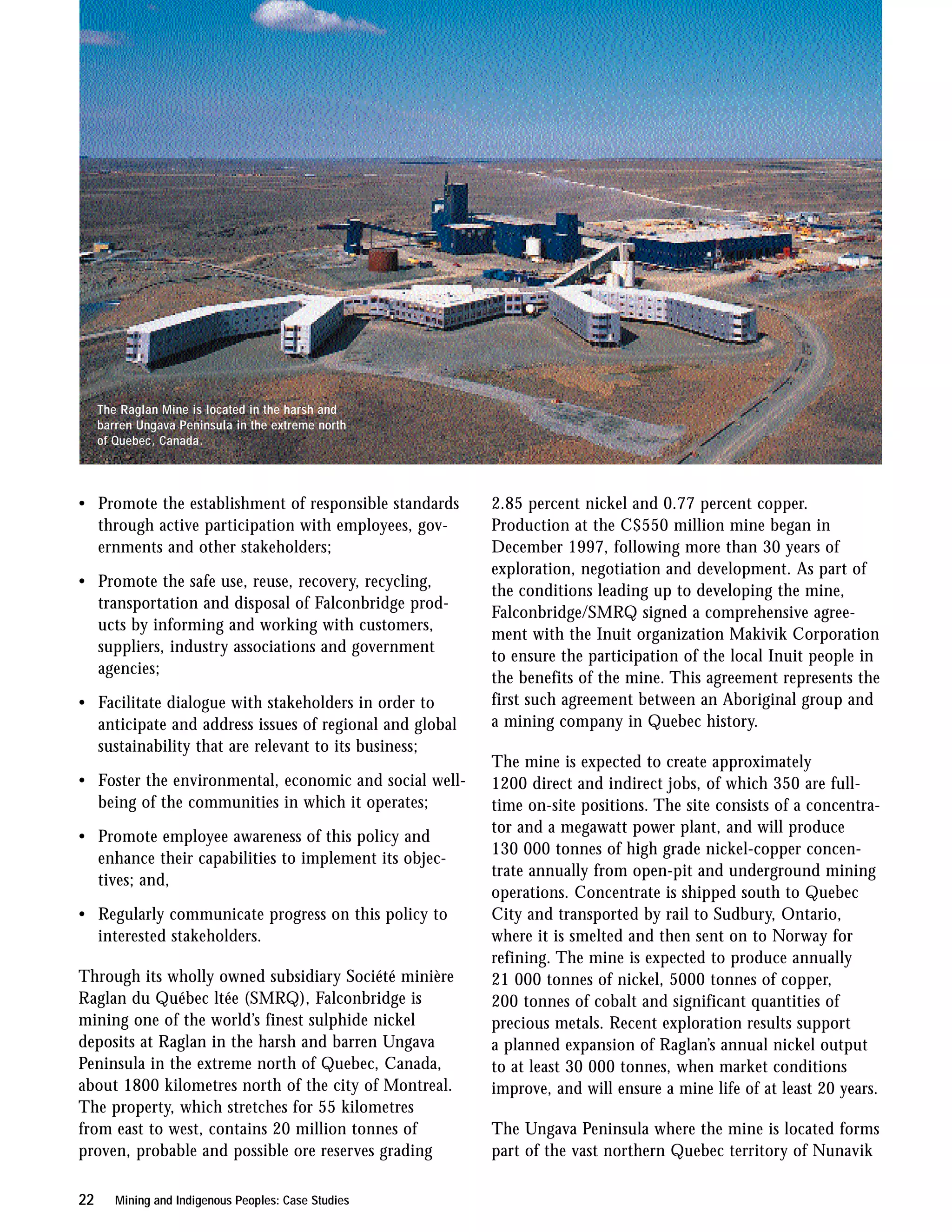 Mining and indigenous peoples | PDF | Business | Business and Finance