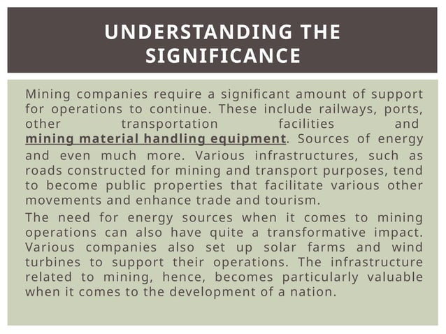 Mining and infrastructure development across the world.pptx | Free Download