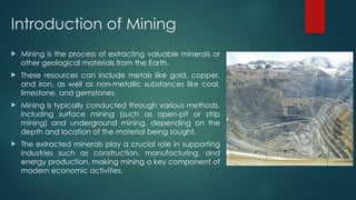 Mining and Minerals and Its Impact on Human.pptx