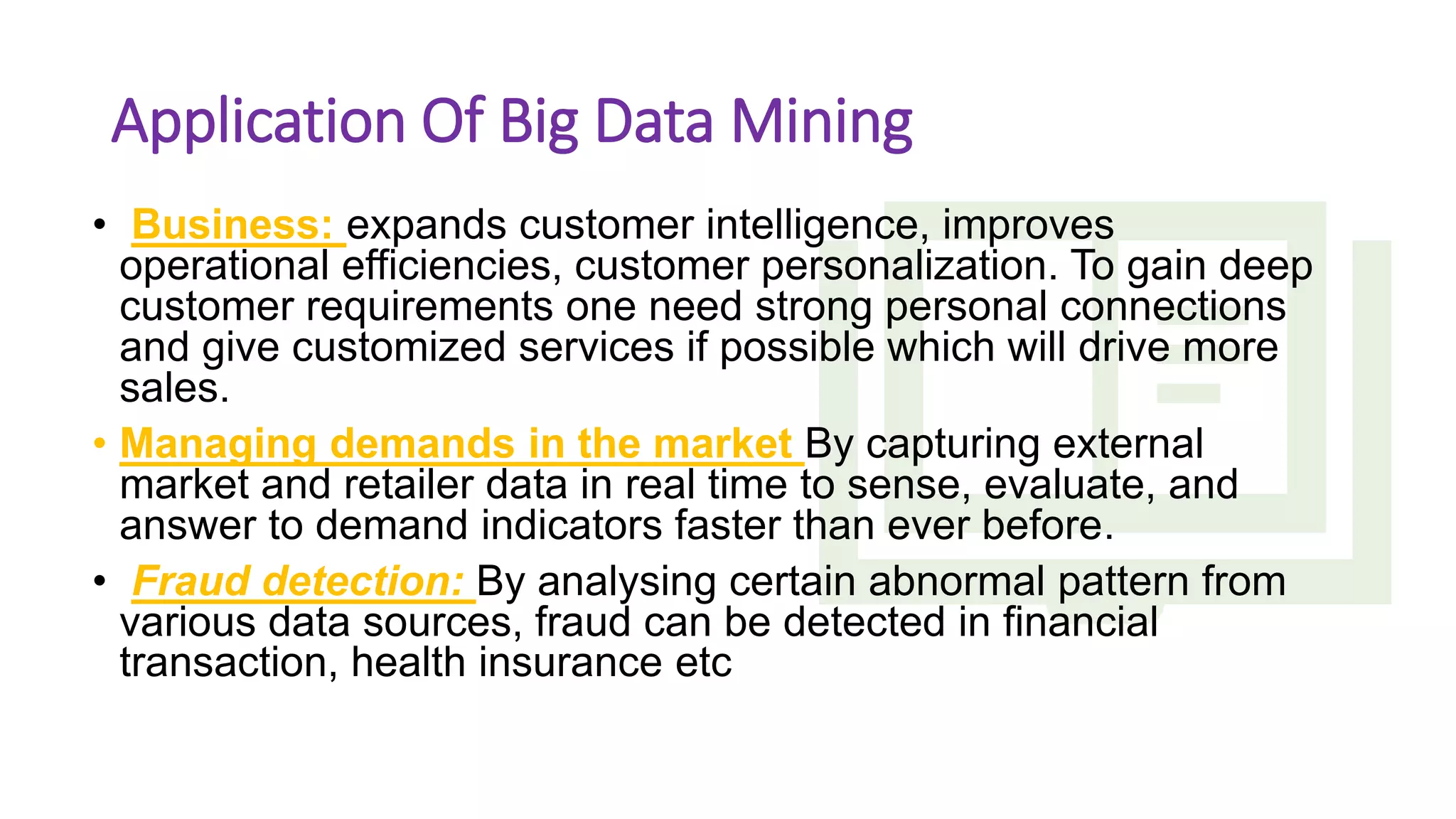 Big data Mining | PPTX